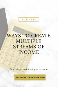 Ways to Create Multiple Streams of Income
