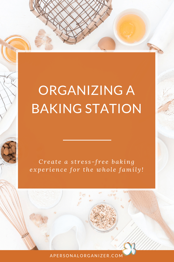 How To Create A Baking Station In Your Kitchen | A Personal Organizer