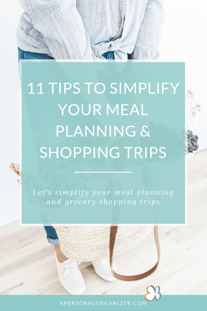 How To Simplify Your Meal Planning & Shopping Trips