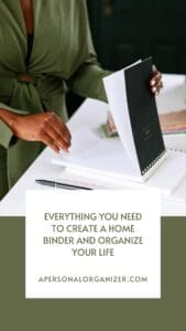 Everything You Need to Create Your Home Binder
