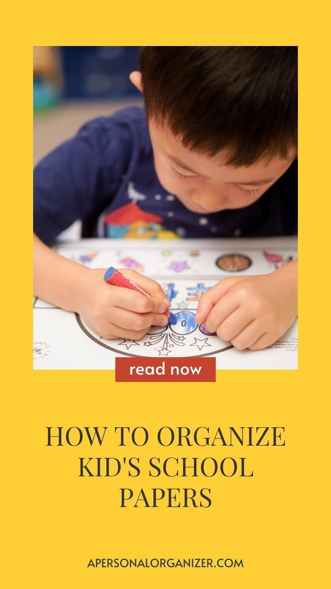 4 Simples Steps to Take Control Over Your Kids' School Papers For Life