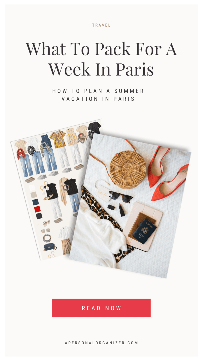 How to Prepare And What to Pack For A Fabulous Week In Paris