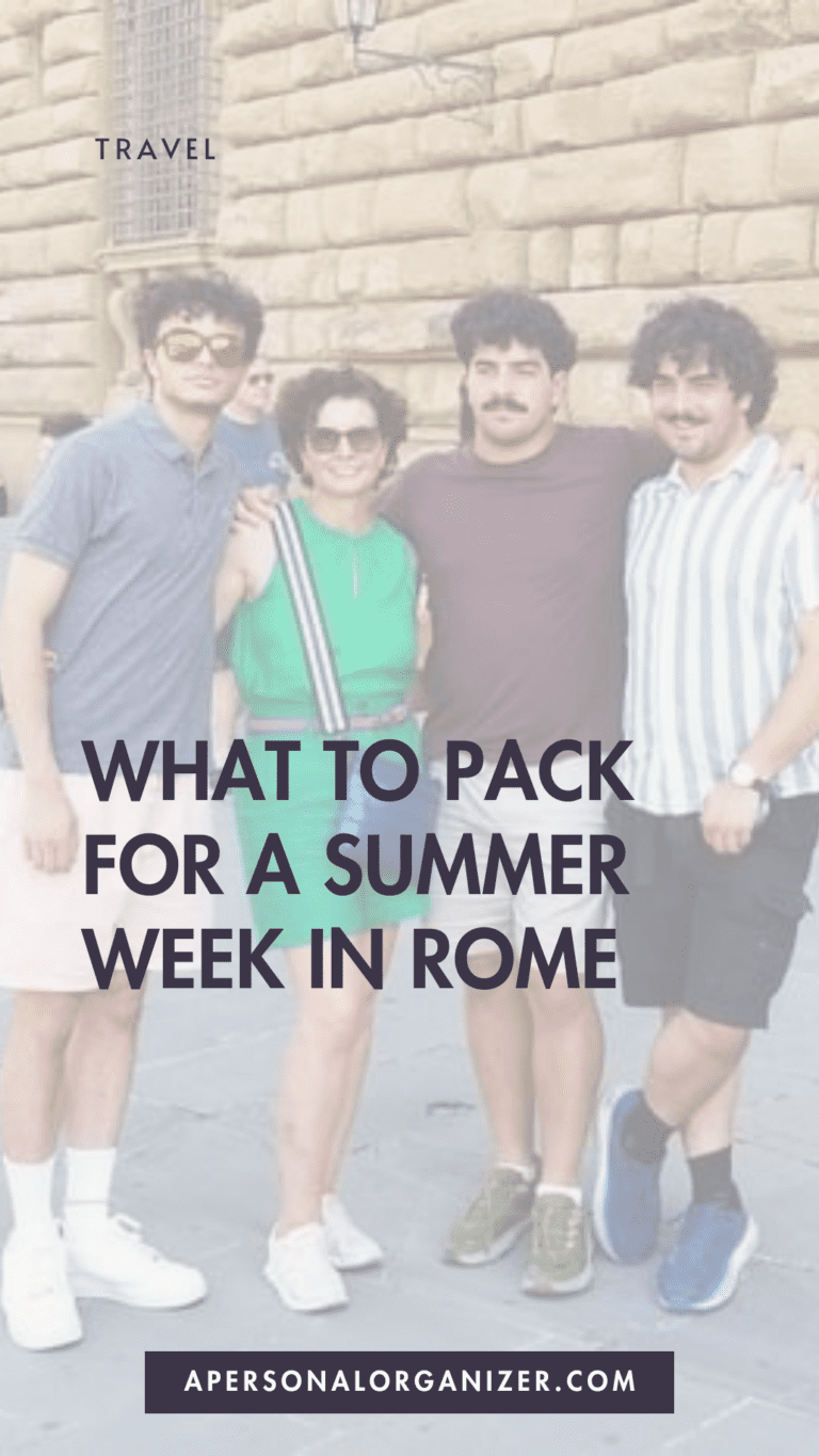 How to Prepare and What to Pack for a Summer Week in Rome